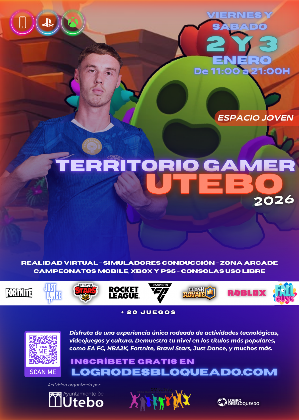 Utebo | Territorio Gamer 2026 – Logro Desbloqueado