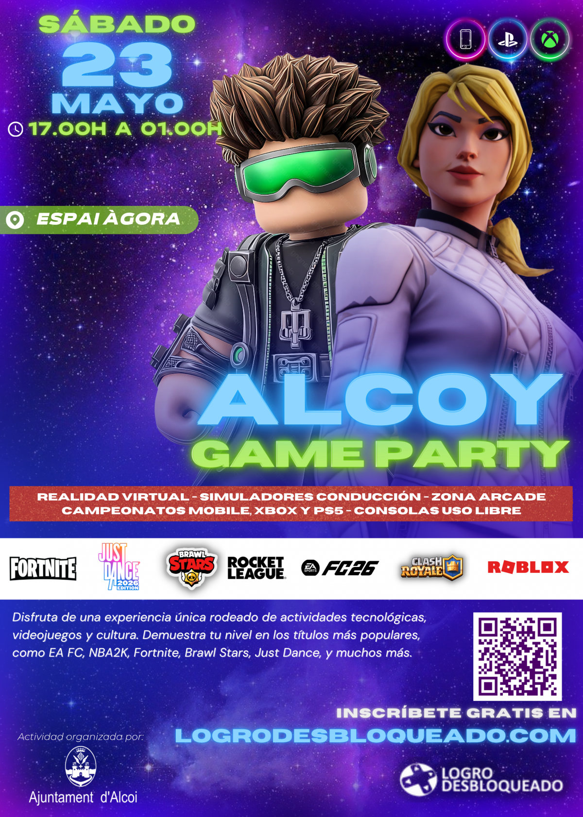 Alcoy | Game Party 2026 – Logro Desbloqueado